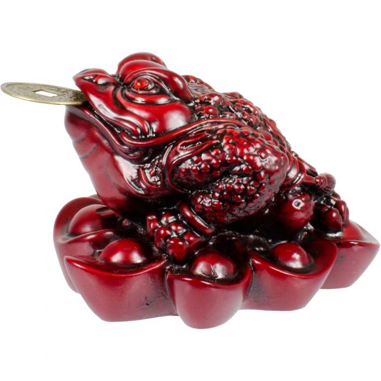 Money Toad (Money Frog) Polyresin Redstone - Heaven & Nature Store