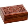 Pentacle, Velvet Lined, Wood Box - Heaven & Nature Store