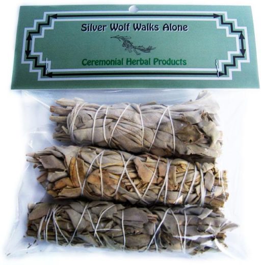 White Sage Smudge Sticks , 4" Triple Pack - Heaven & Nature Store