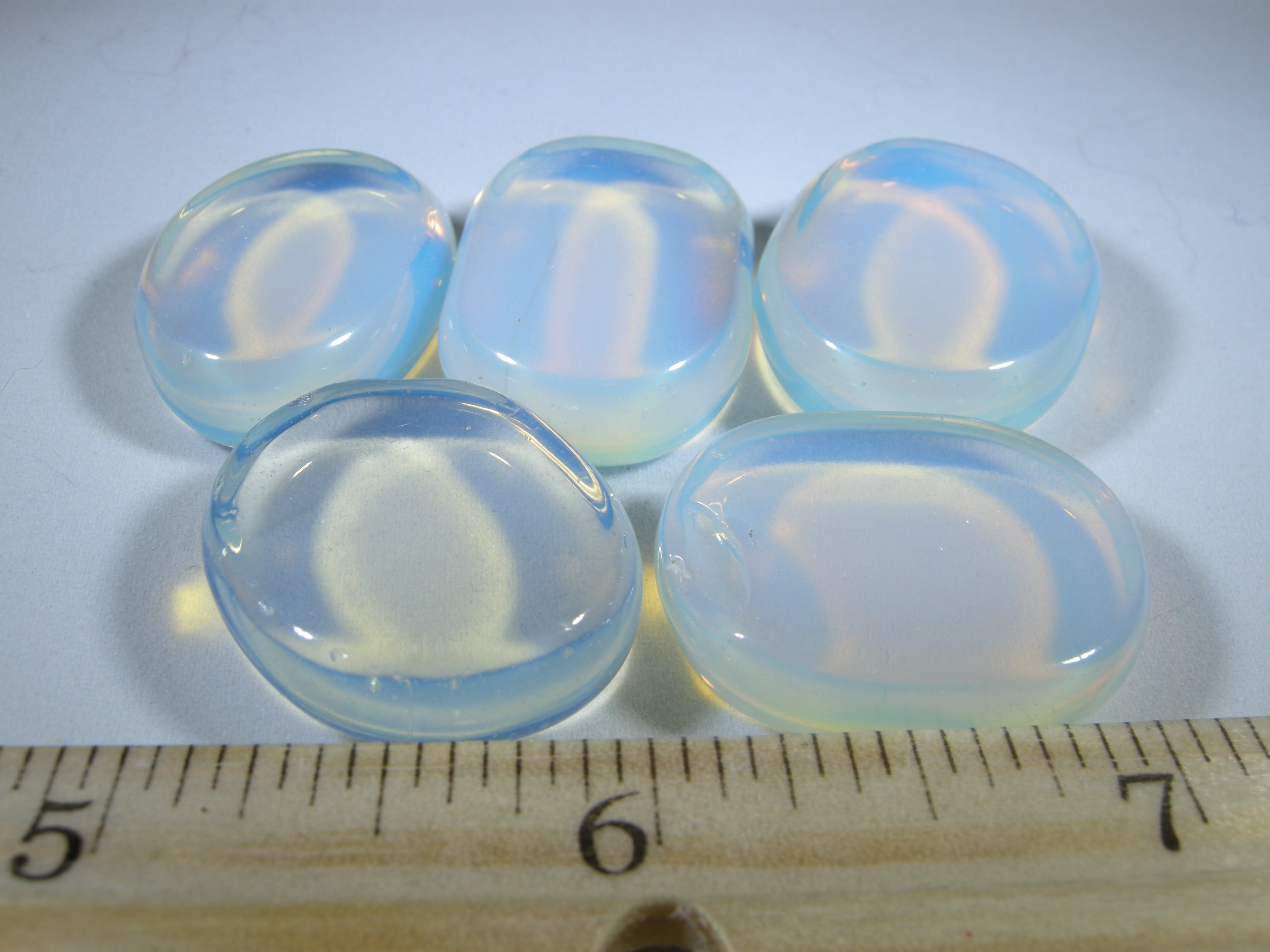 Opalite, Man Made, Oval, Discs - Heaven & Nature Store
