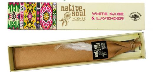 White Sage and Lavender - 15 gr Green Tree Incense, Native Soul ...