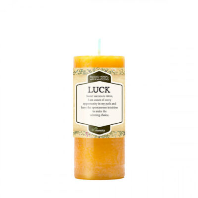Luck Affirmation Candle - Blessed Herbal - Heaven & Nature Store