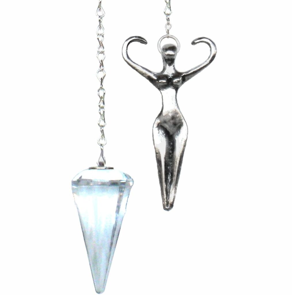 Sunrise Clear Quartz Pendulum - Heaven & Nature Store