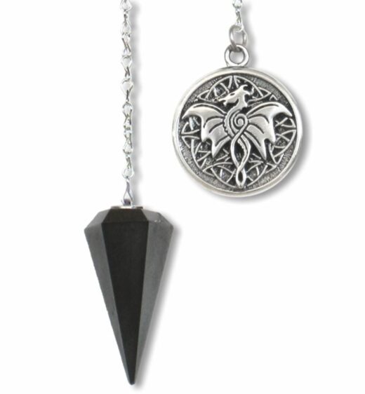 Celtic Dragon Hematite Pendulum - Heaven & Nature Store