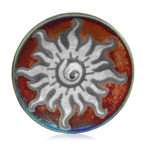 Spirit Pony, Raku Pottery Medallion - Heaven & Nature Store