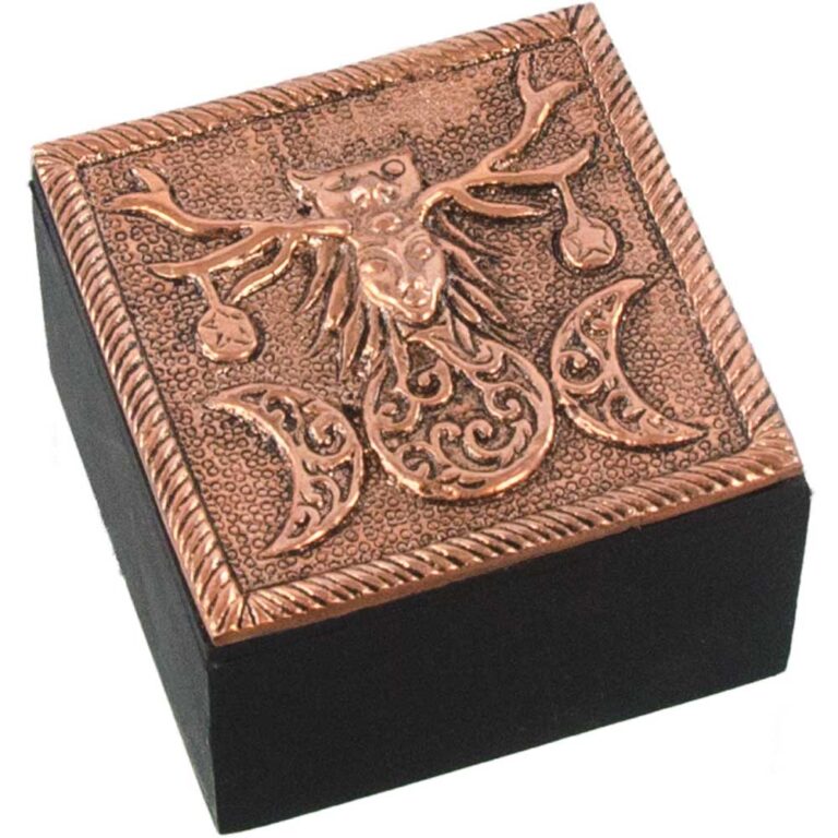 Bronze/Copper Pagan Trinket Box - Heaven & Nature Store